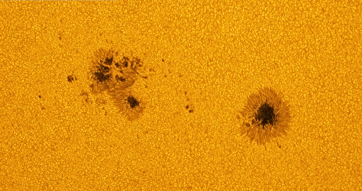 Sunspots 1195 in white light - Solar Observing and Imaging - Cloudy Nights